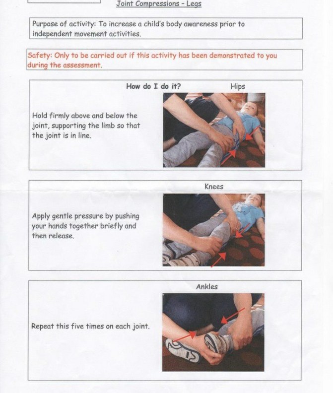 Joint Compression – Occupational Therapy